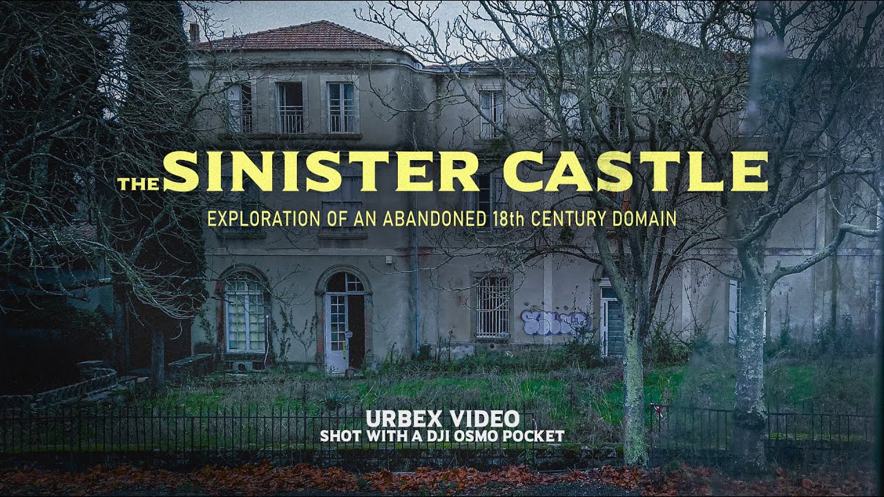 【4K】Exploring a sinister abandoned castle on Christmas Day | France ...