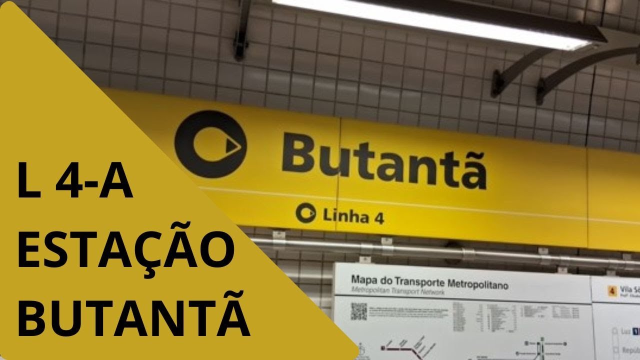 Estação Butantã - Linha 4 Amarela - Metrô de São Paulo - YouTube