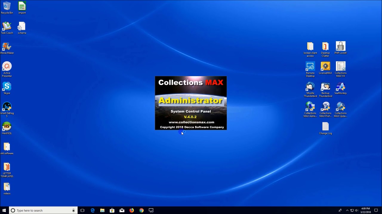 Dashboards in Collections MAX Administrator V4 - YouTube
