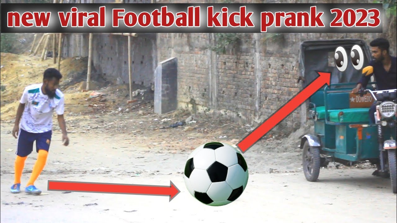 New football prank video 2023,viral football funny video - YouTube