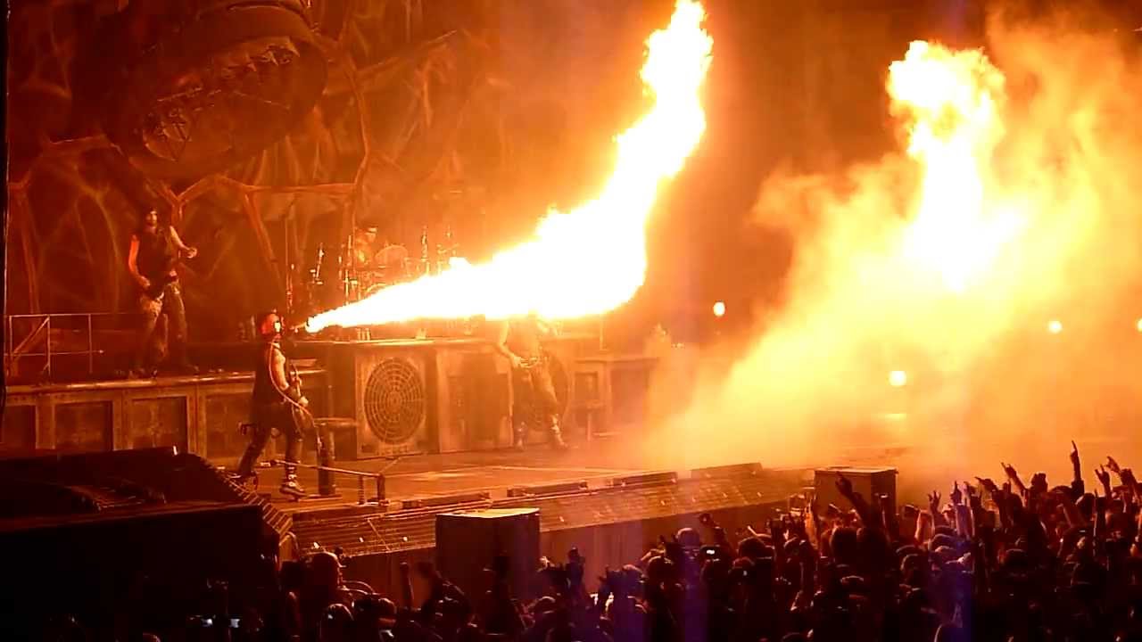 Rammstein - Feuer Frei - Arena Riga 2012.02.07 (part 4) [HD 720p] - YouTube