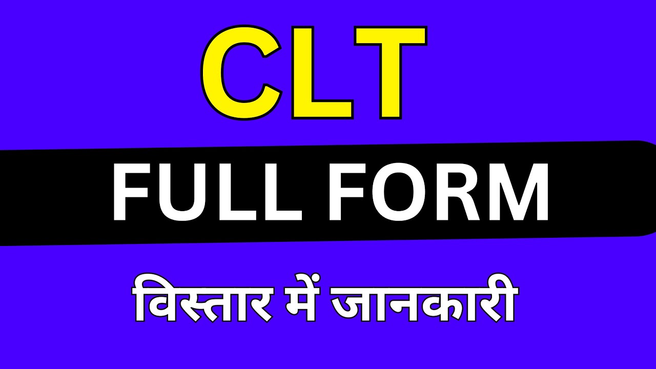 CLT full form in Medical - YouTube