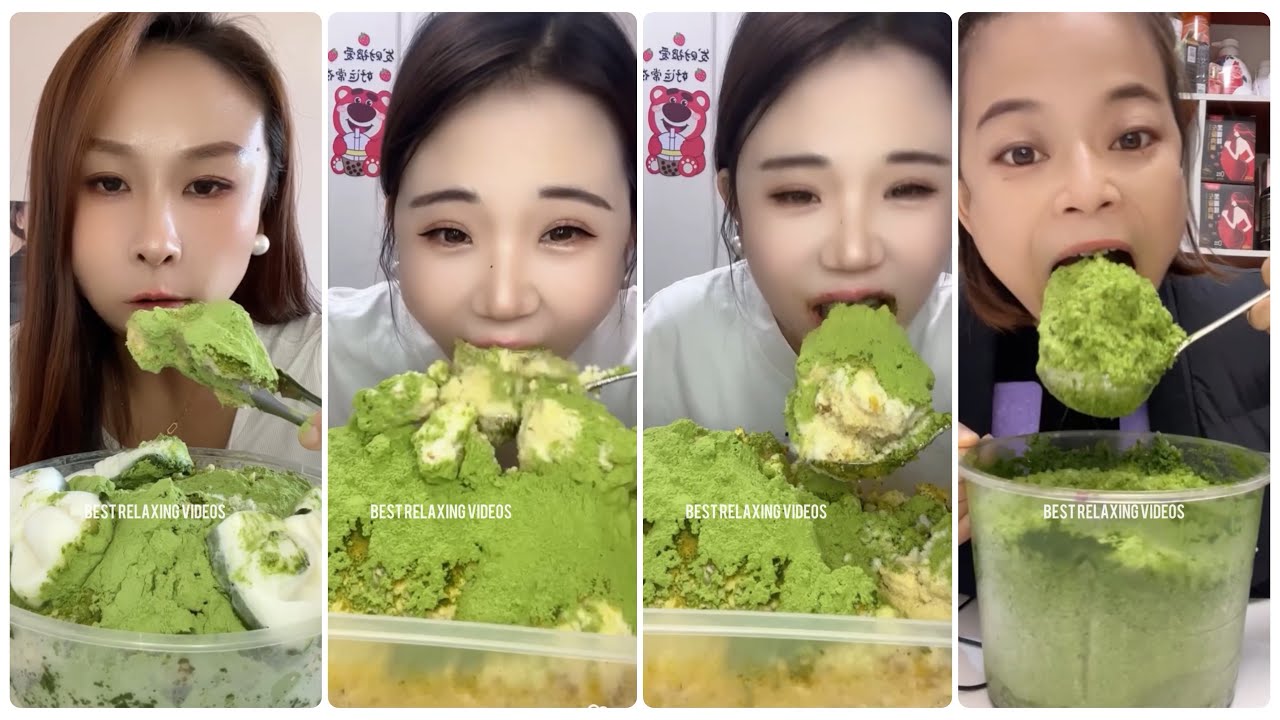 Powdered Matcha Ice Mukbang – ASMR for the Coolest Fans! - YouTube