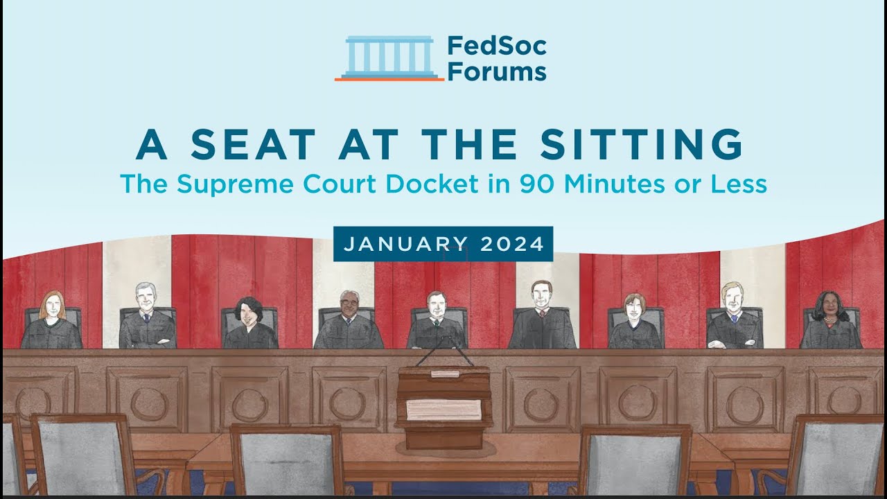 [LIVE] A Seat at the Sitting: The January Docket in 90 Minutes or Less ...