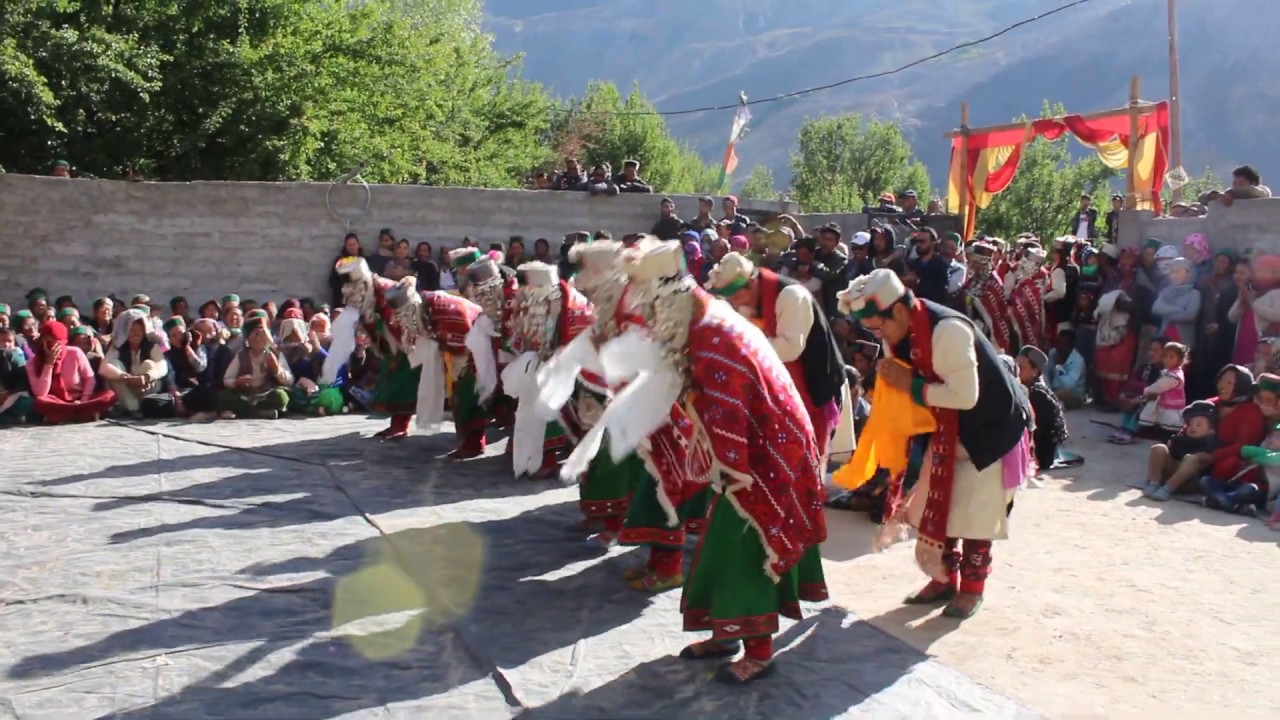 Culture Show at Chango, Kinnaur after one day Workshop on Buddhims ...