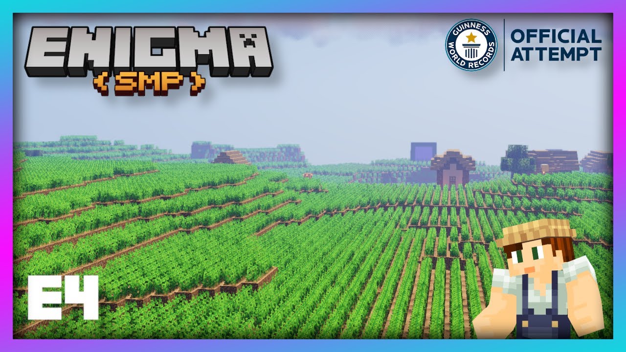 Largest Potato Farm in Minecraft! (World Record) | Enigma SMP S1E4 ...