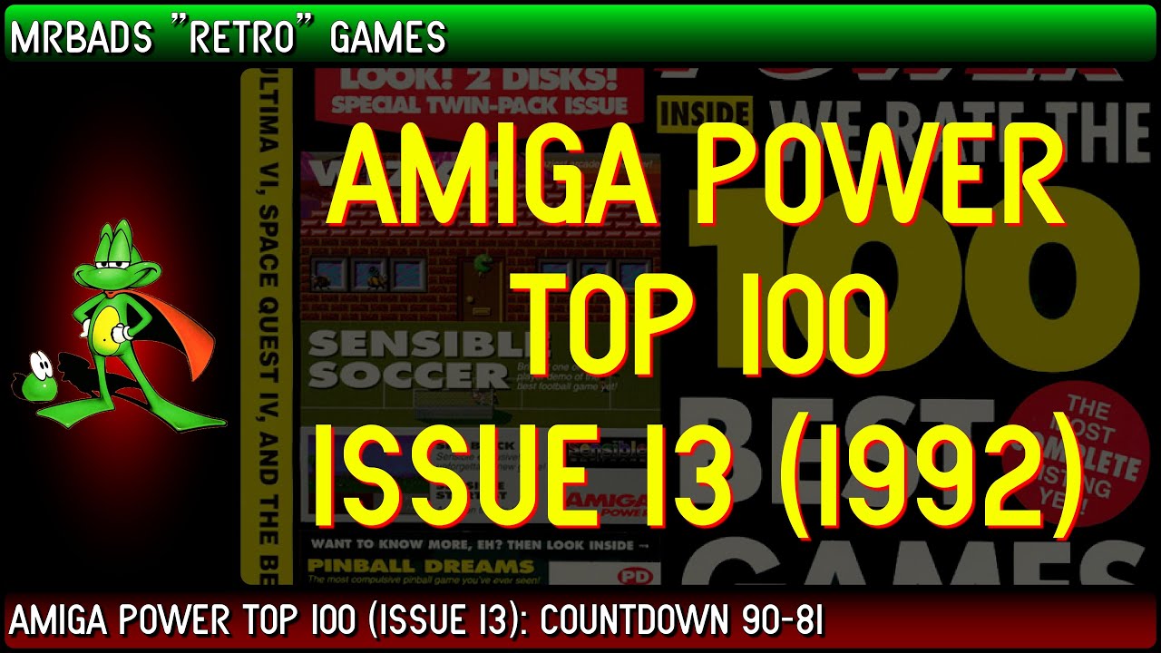 Top 100 Amiga Games | Amiga Power (1992) | #90 - 81 - YouTube