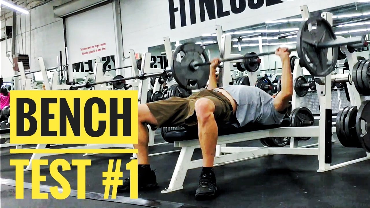 (BENCH TEST #1) - Max Reps 135lbs (25 reps) - YouTube