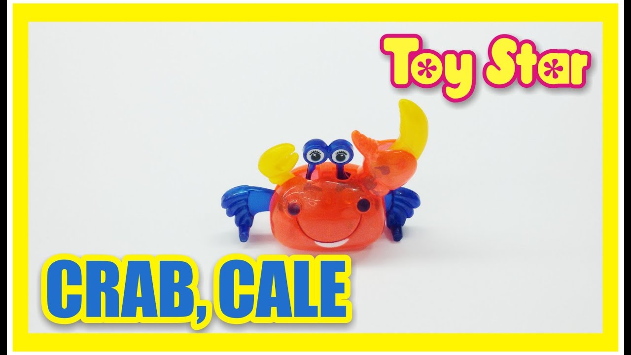 CRAB CALE wind up toy 귀여운 게 케일 - YouTube