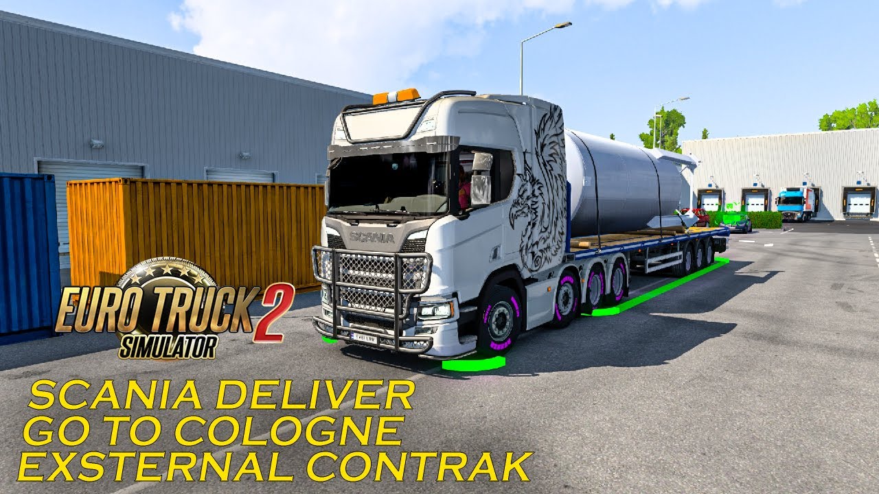 ETS 2 || SCANIA TRUCK ROAD TO COLOGNE - YouTube
