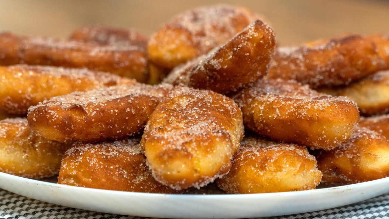 An apple dessert for tea on the frying pan in 5 minutes - a simple ...