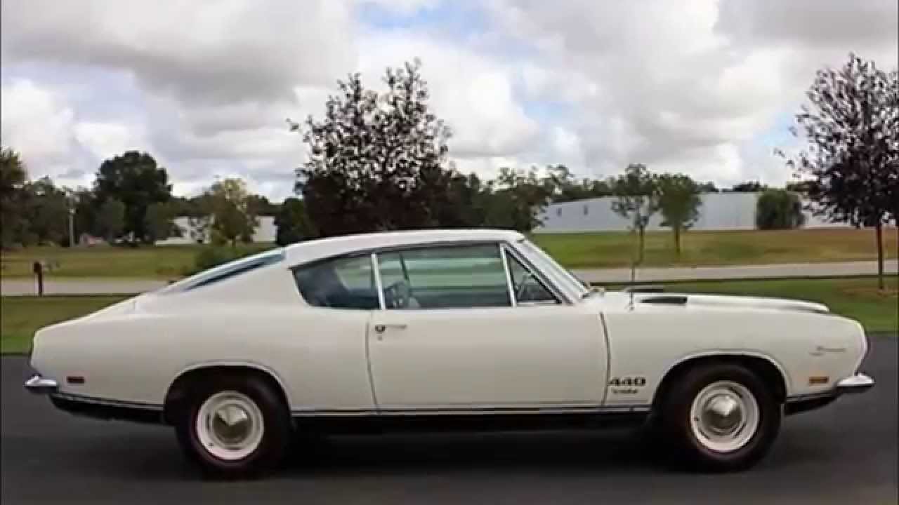 1969 Plymouth Barracuda Fastback 440/375 HP - YouTube
