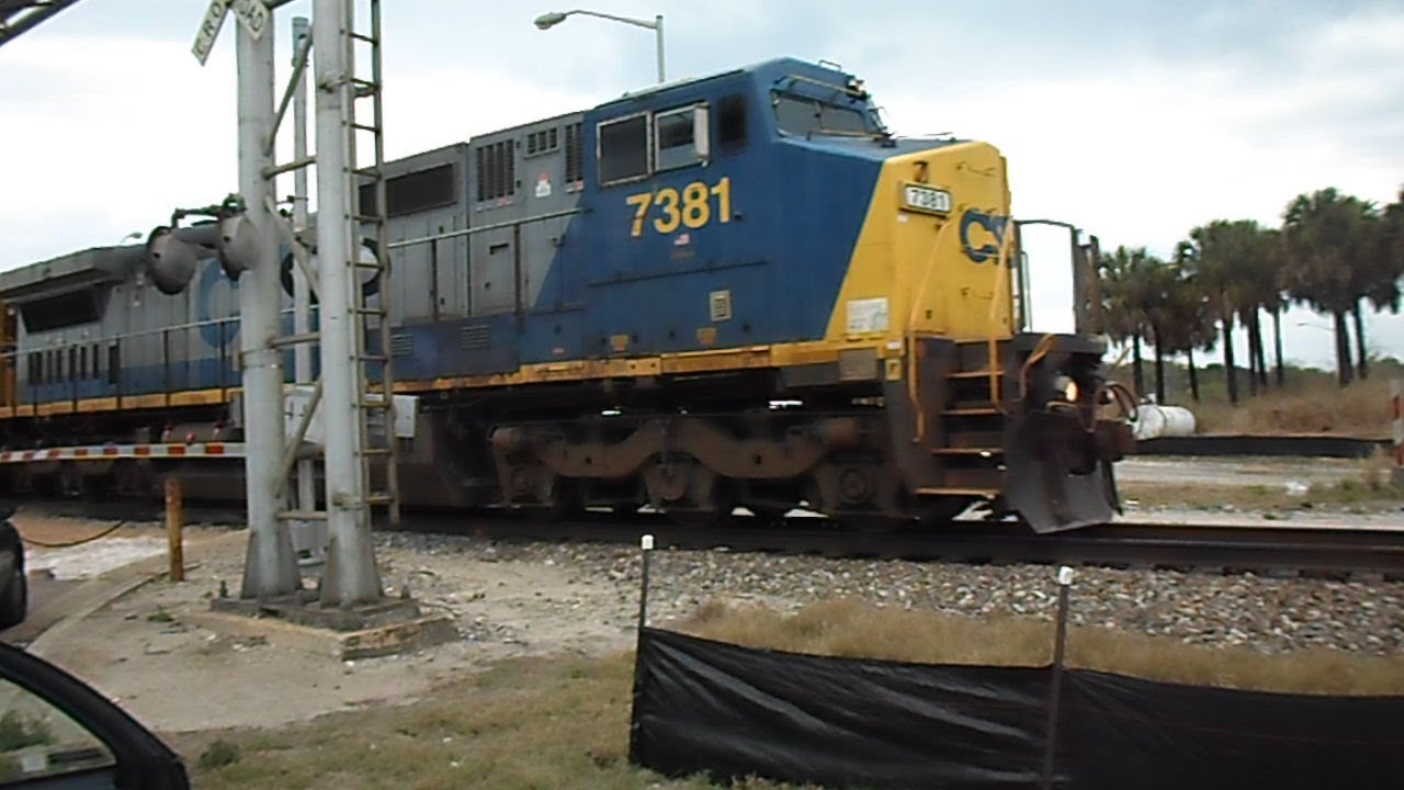 CSX Phosphate Trains At The Vitis Sub In Lakeland Junction In Lakeland ...