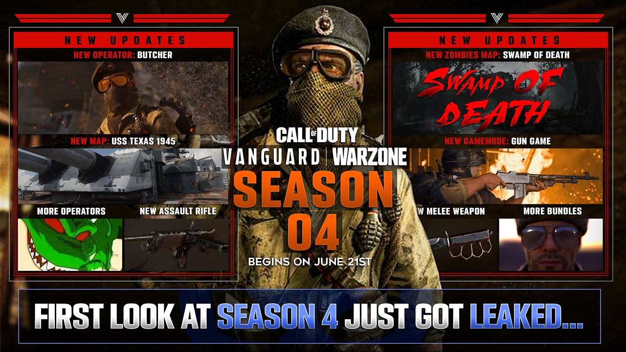 2 Remasters, 4 Weapons & Butcher Operator in Season 4 | NEW Update in ...