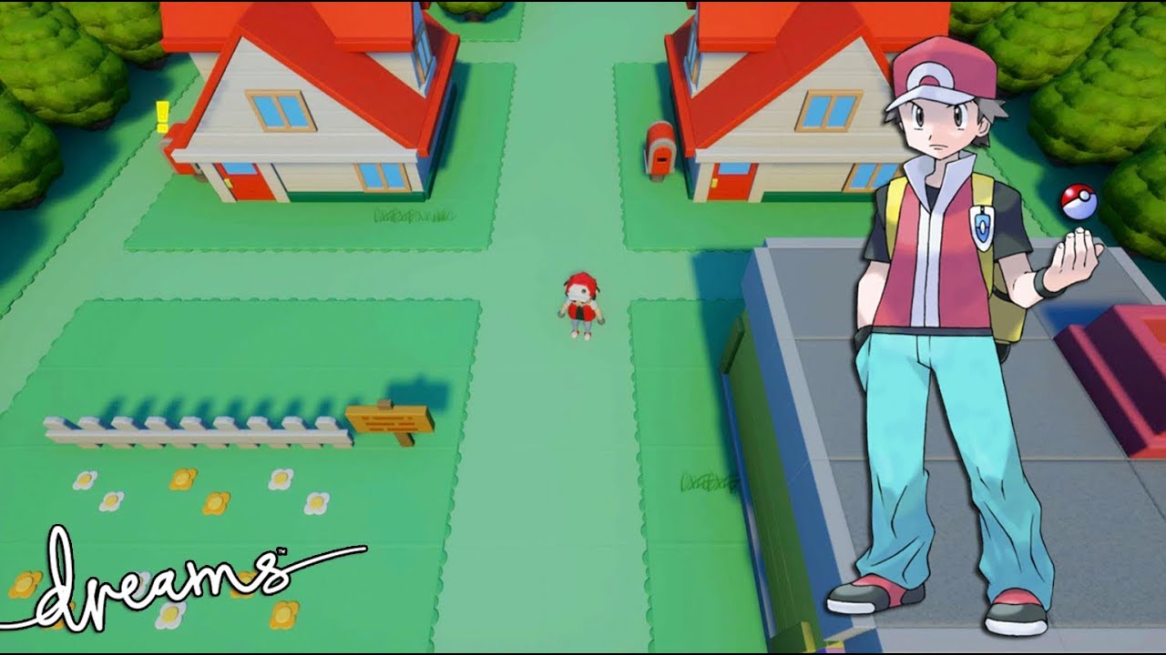 Dreams PS4 - Pokemon Pallet Town (Early Access) - YouTube