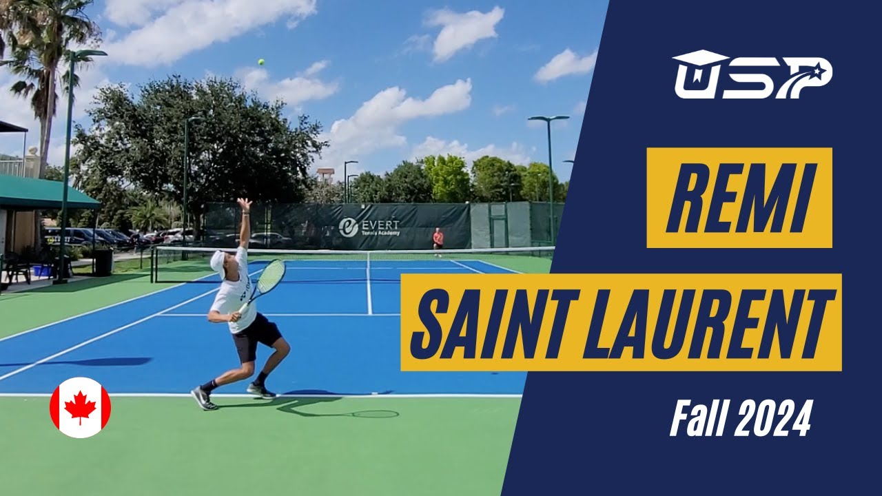 Remi Saint Laurent - Tennis Recruiting Video - Fall 2024 - YouTube