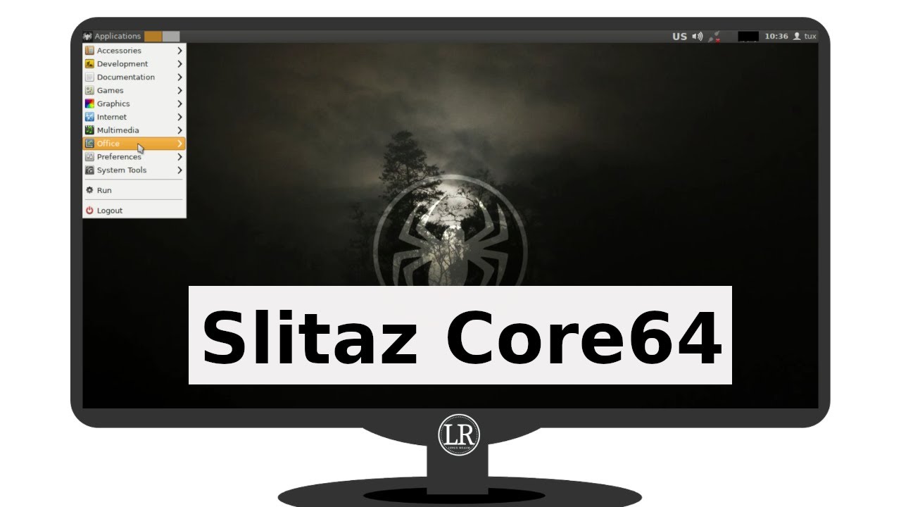 Slitaz Rolling Core64 Overview | A Whole OS @ 56MB Only - YouTube