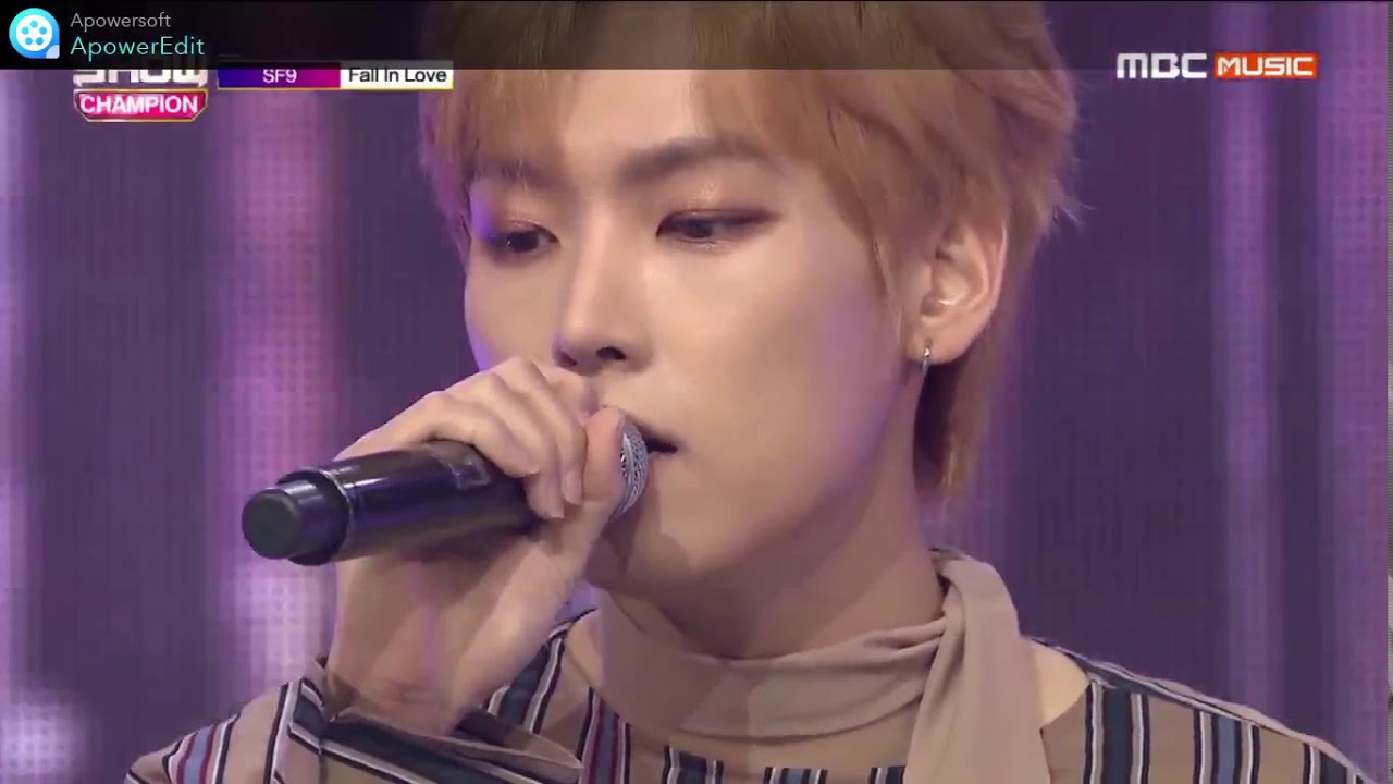 SF9 - Fall in Love(SC Live)繁中字 - YouTube