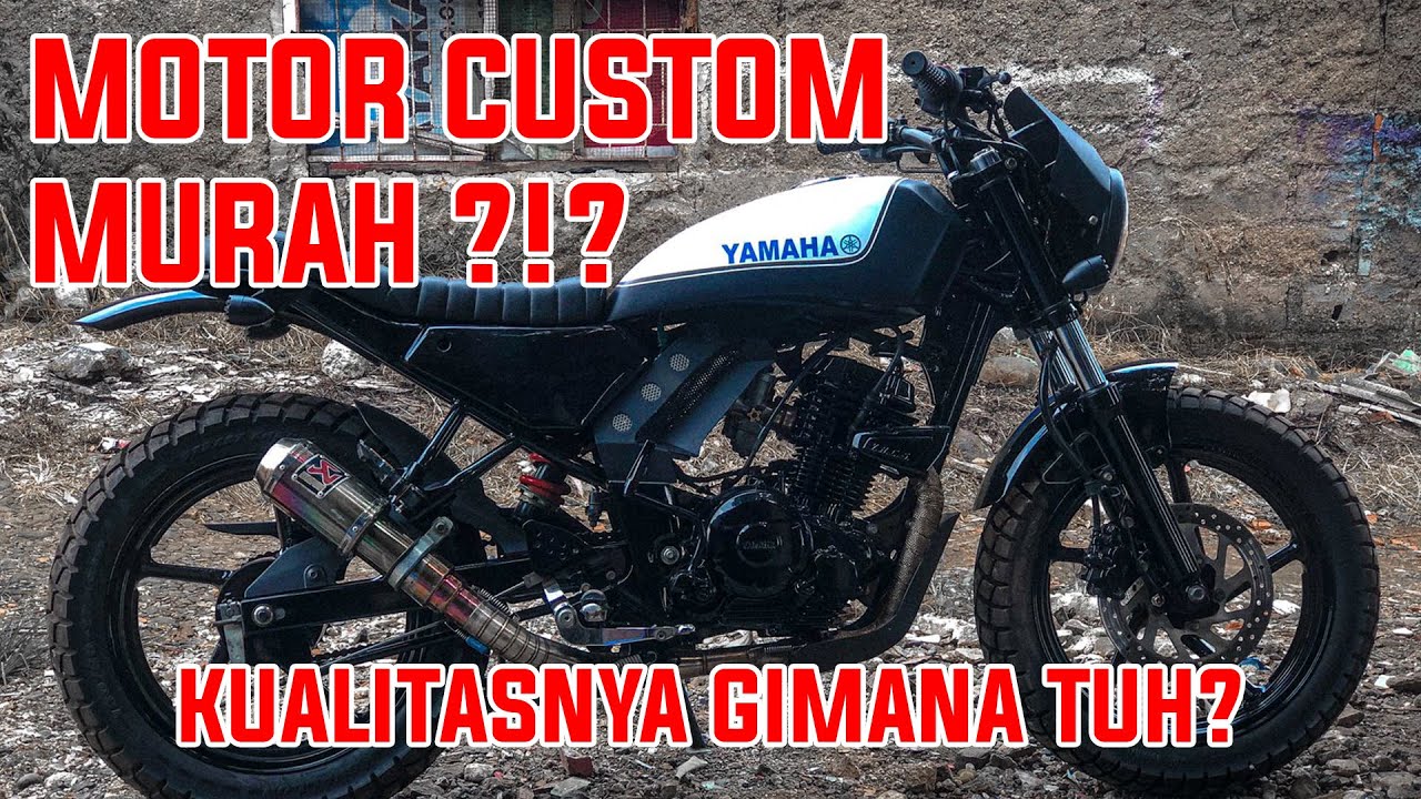 YAMAHA BYSON CUSTOM SCRAMBLER DIJUAL MURAH ?!? - YouTube