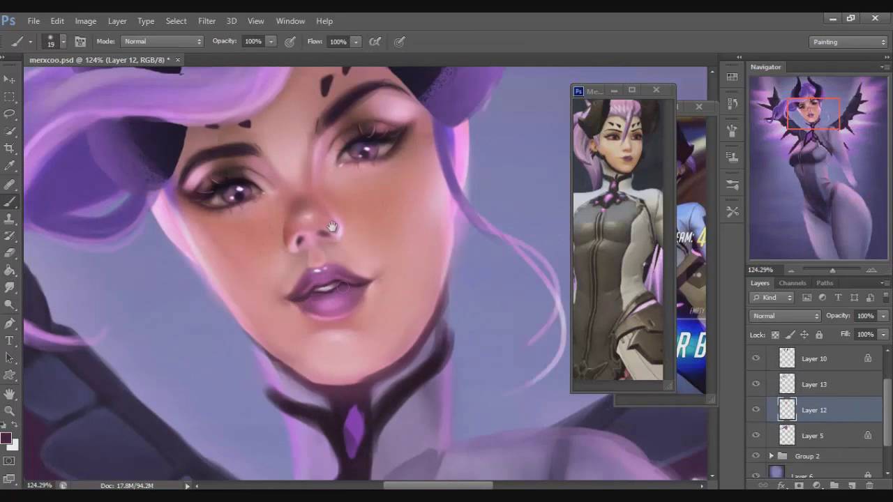 Mercy imp - Fan Art (Speed Drawing) - YouTube