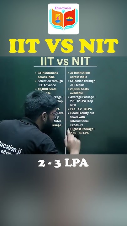 IIT vs NIT: Which is Better for You? - YouTube