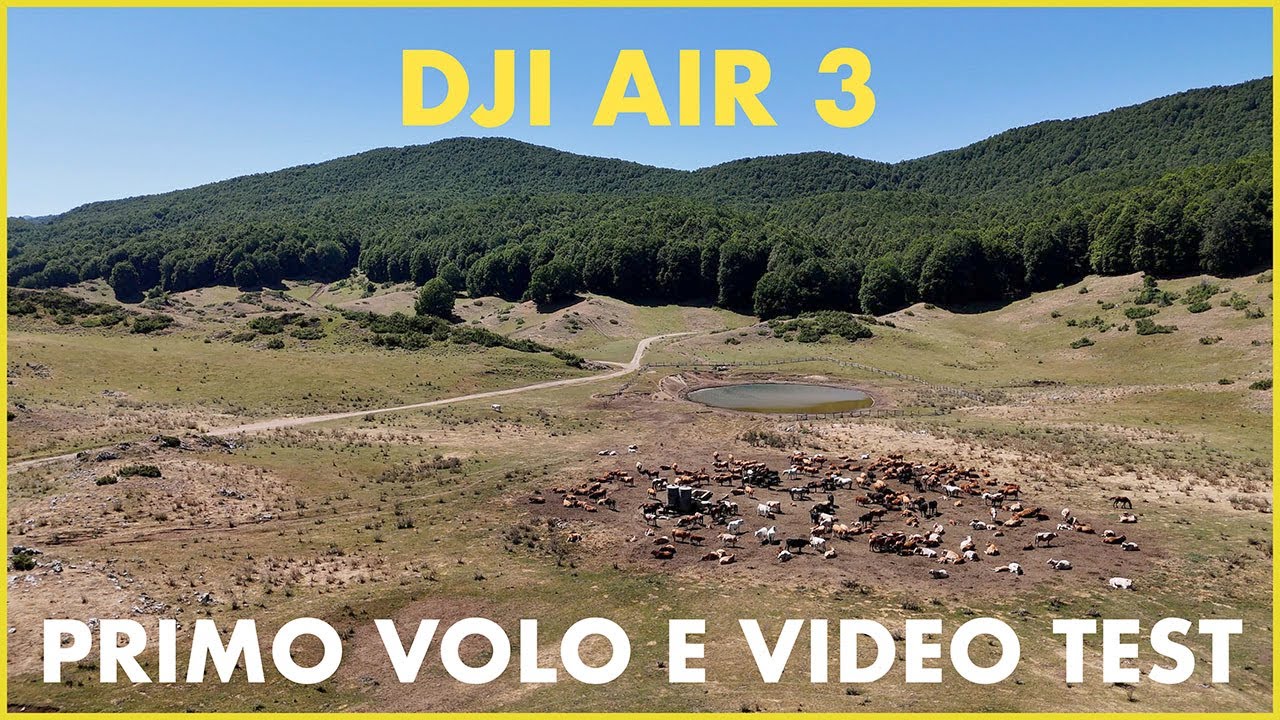 FACCIO IL PRIMO VOLO CON DJI AIR 3 - YouTube