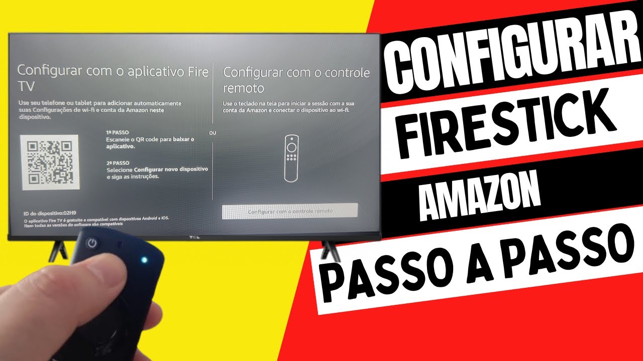 Como configurar firestick da Amazon - SETUP INICIAL - YouTube
