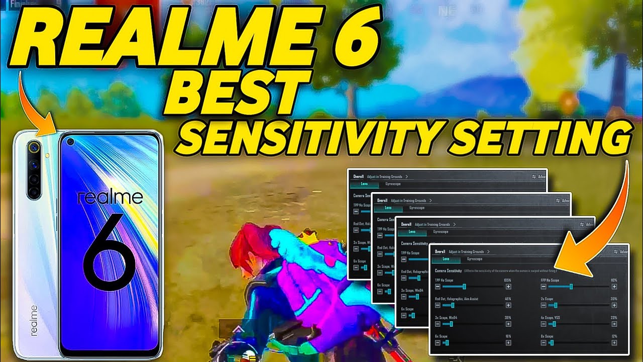 REALME 6 BGMI SENSITIVITY SETTING || BGMI REALME 6 SENSITIVITY SETTING ...