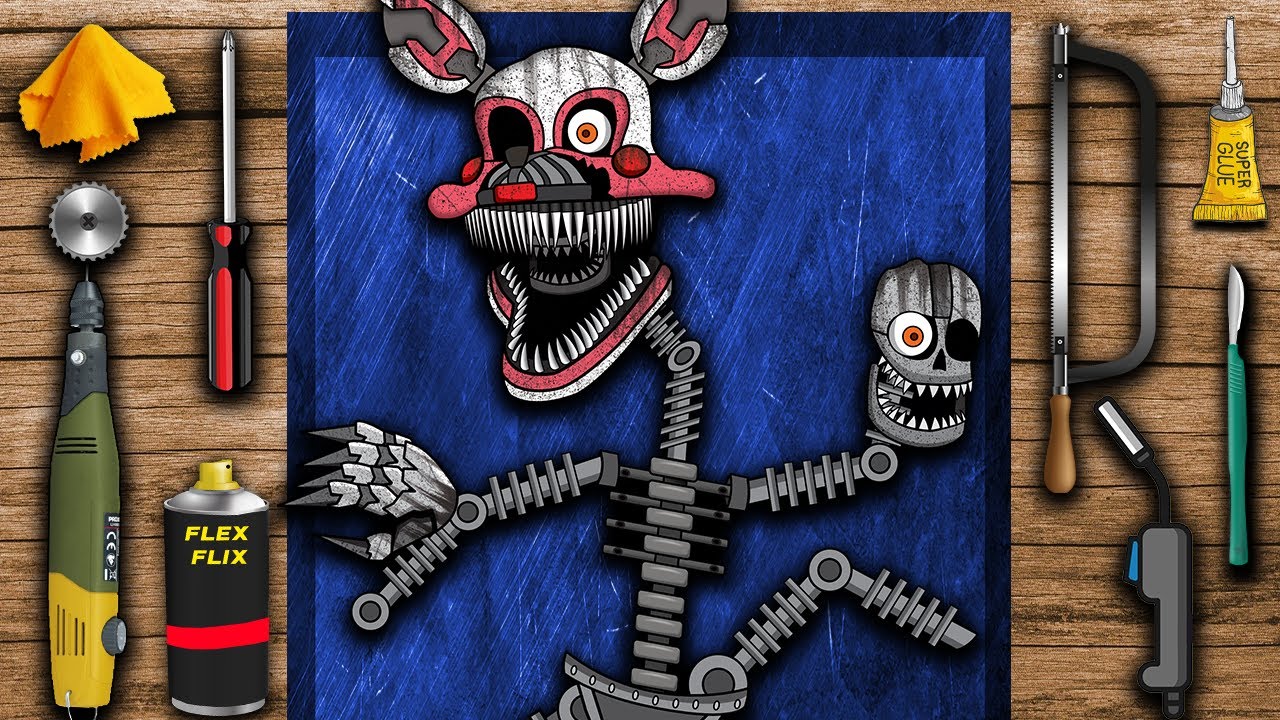 ASMR Nightmare Mangle Repair | FNAF 4 Animation | Five Nights At Freddy ...