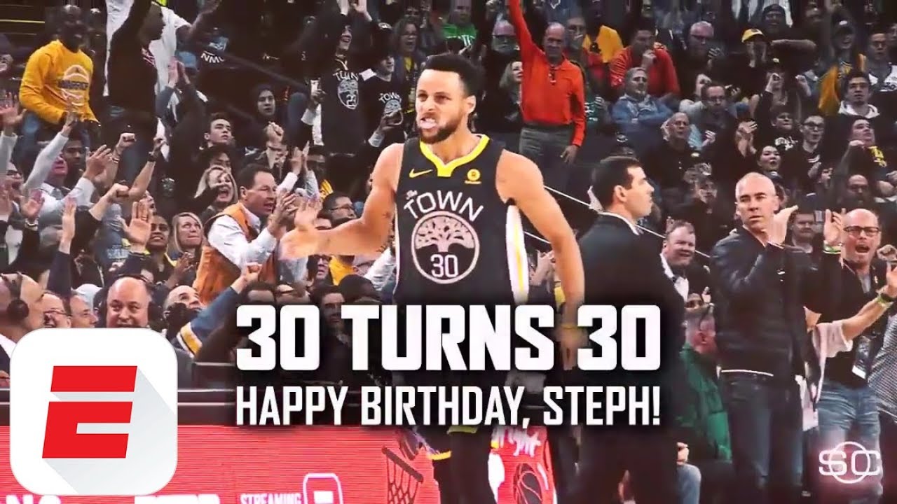 Relive Steph Curry's basketball career in one minute as the Warriors ...