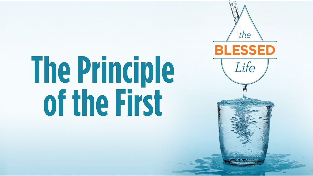 The Blessed Life Series : The Principle Of First // Pastor Lesiba ...