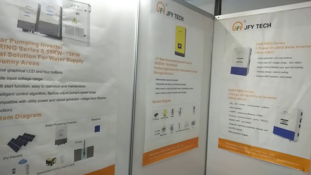 JFY SOLAR ON-GRID INVERTER CHINA - YouTube