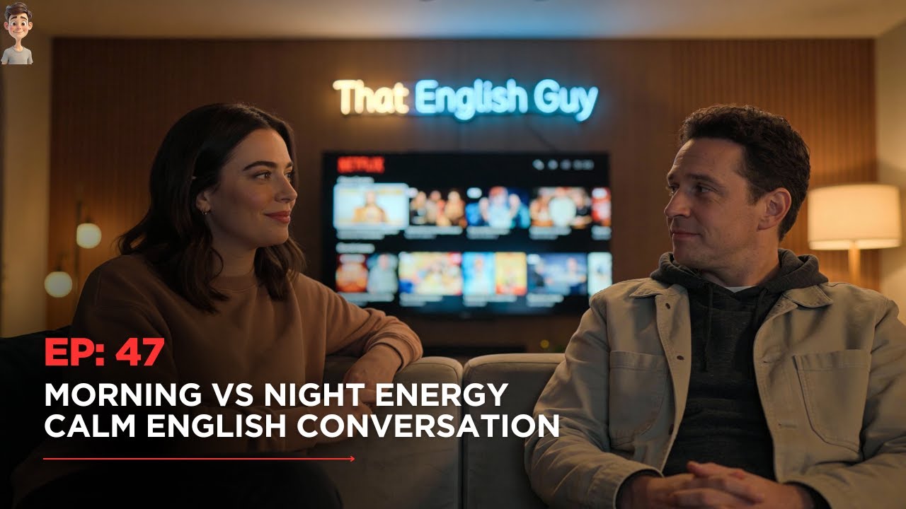 Morning vs Night Energy | Calm English Conversation for Listening ...