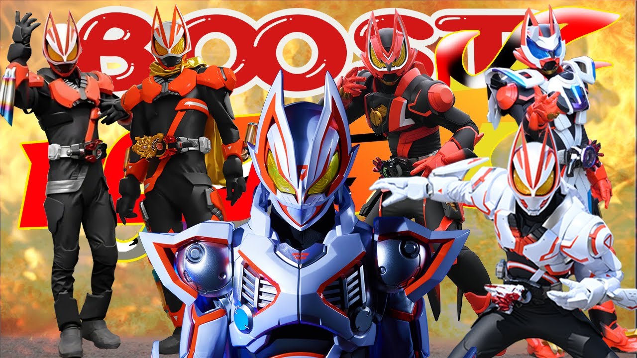 Kamen Rider Geats All Boost Form (Boost, FeverBoost, Boostmark 2,mark 3 ...