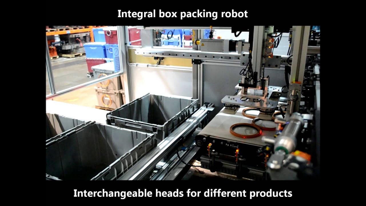 Automated packing cell with Vision Inspection - YouTube