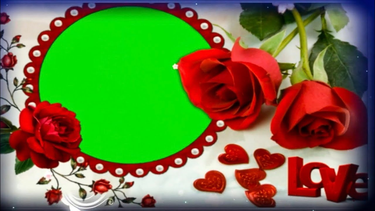 HD Green Screen Effects | Heart Frames Wedding Effects - YouTube