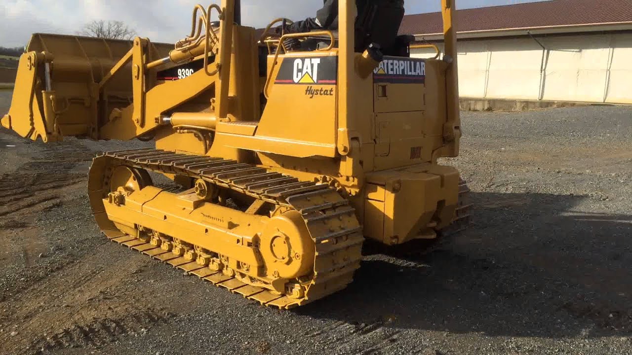 Caterpillar 939C Hystat Track Loader Operating Demonstration Video ...