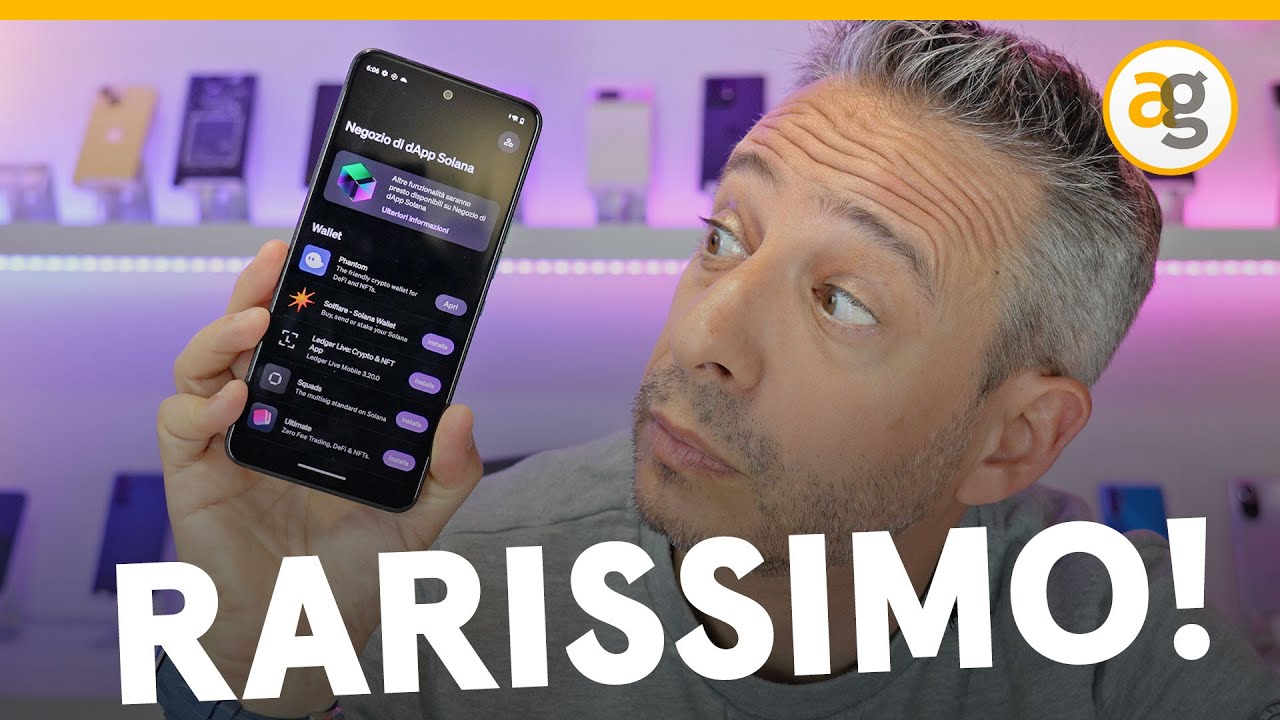 UNBOXING del CRYPTO SMARTPHONE SAGA di SOLANA - YouTube