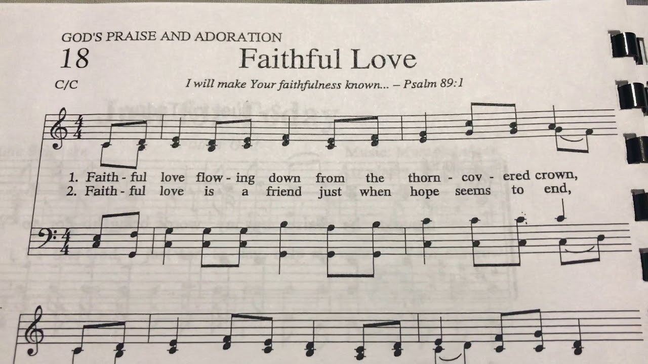 Faithful Love - Tenor - YouTube