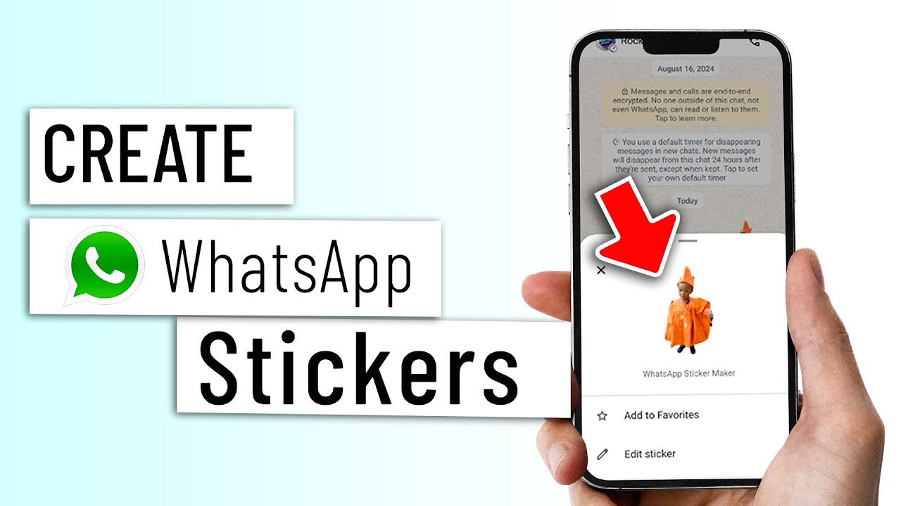 How to create Stickers in WhatsApp - Full Guide - YouTube
