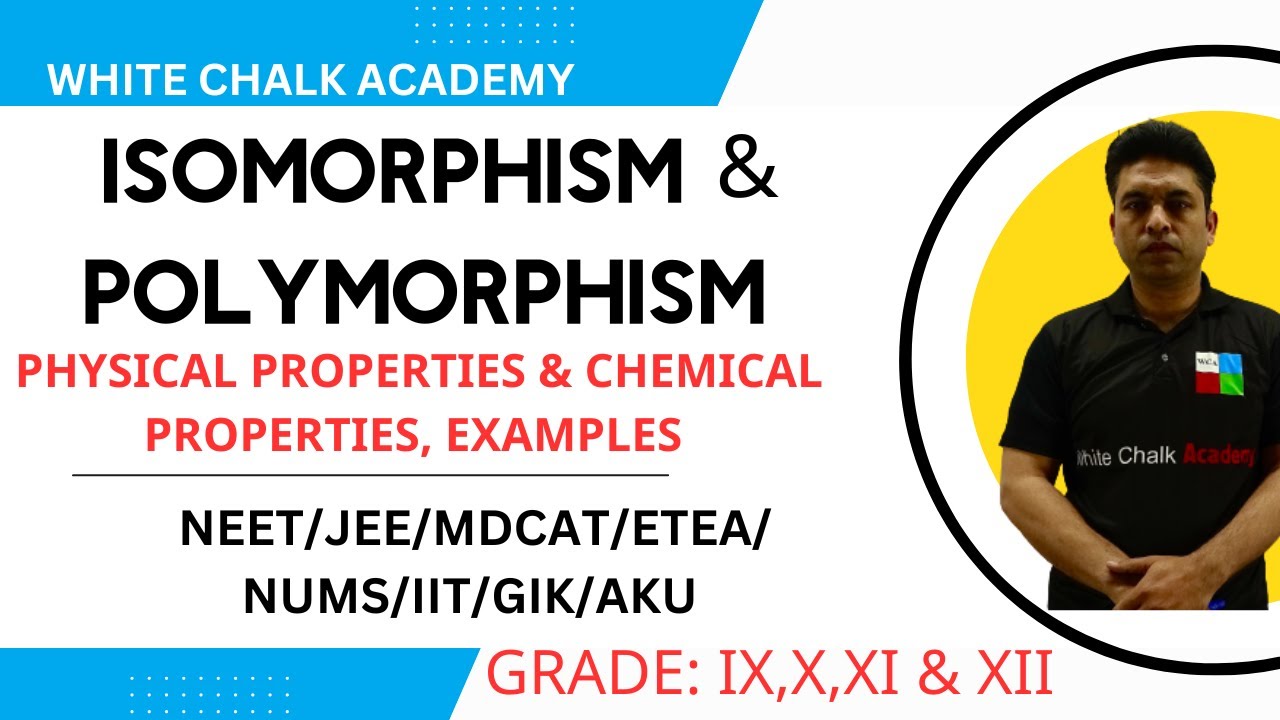 What is Isomorphism & Polymorphism Crystalline Solids?// Isomorphous ...