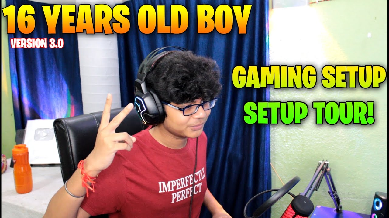 16 YEARS OLD BOY GAMING SETUP TOUR 2021 !! ( VERSION 3.0 ) - YouTube