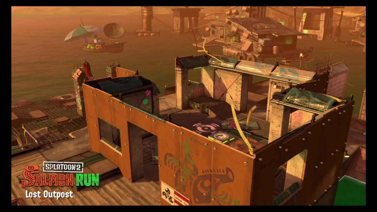 Splatoon 2 salmon run on lost outpost #3 - YouTube