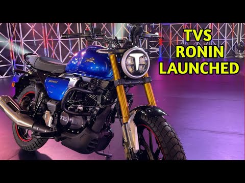 TVS Ronin Bike Launched in India at 1,49,000 Rupess | TVS Ronin ...