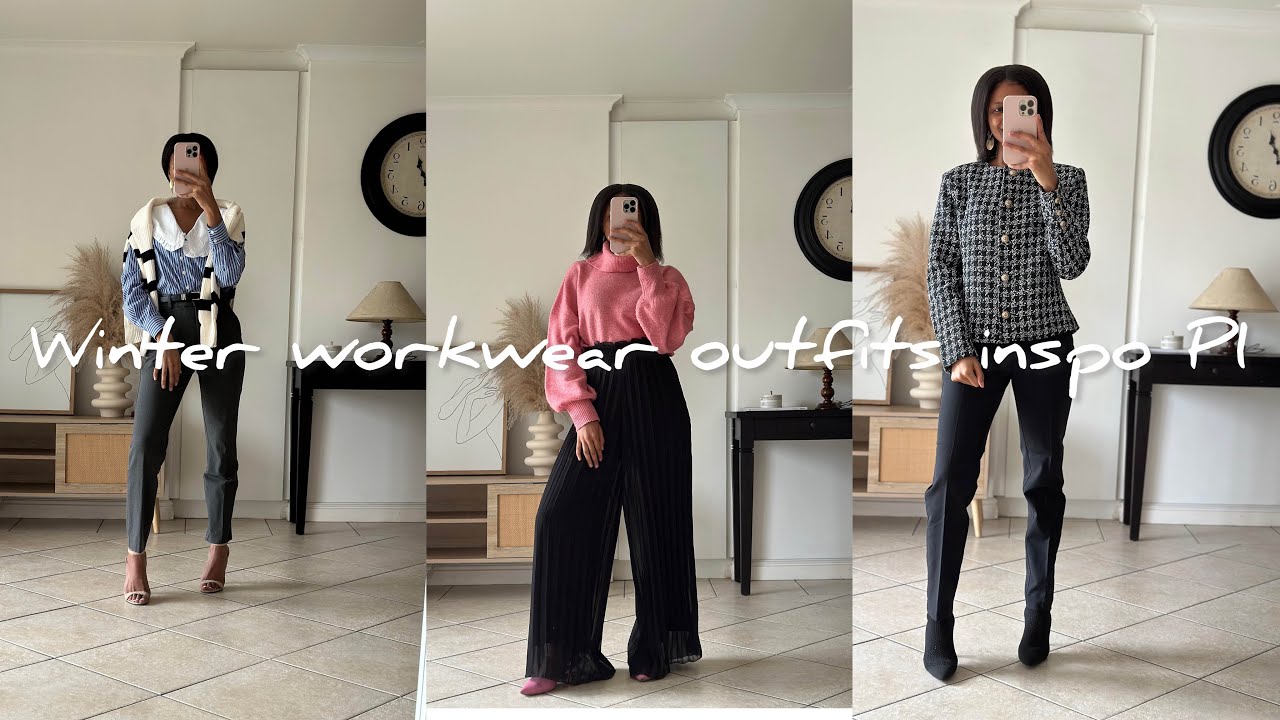 6 workwear outfits inspo for winter #fashion fashion #fashionblogger ...