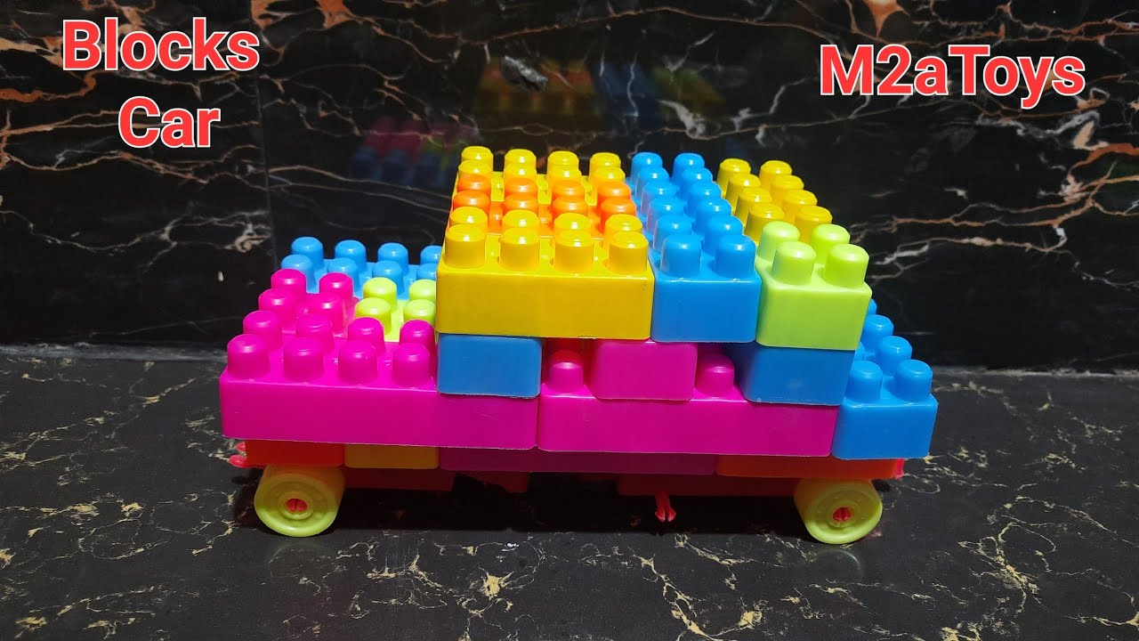 Make A Car Toy With Building Blocks | KIDS TOYS PLAY - YouTube