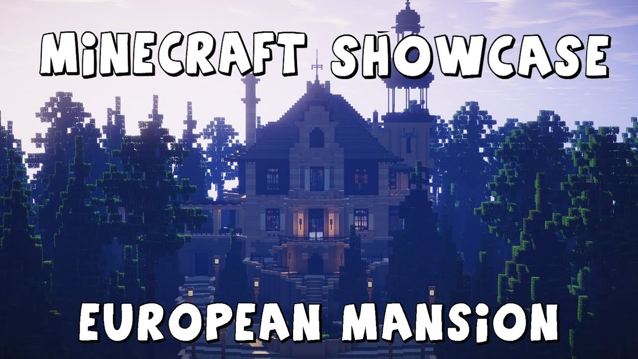 minecraft showcase- European Traditional Mansion (ft. Merwwan) - YouTube