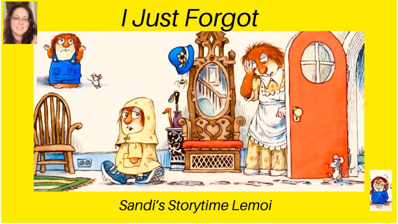 I Just Forgot- Read Aloud - YouTube