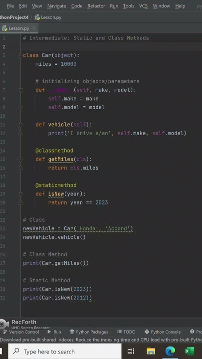 Python Class Methods Pythonforbeginners Pythonprogramming Pythontutorial Programming Python