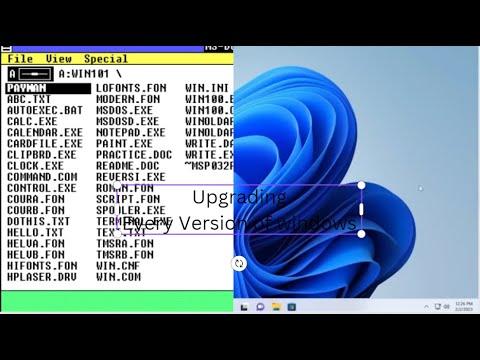 Upgrading Every Version Of Windows 1.01 to 11 - YouTube